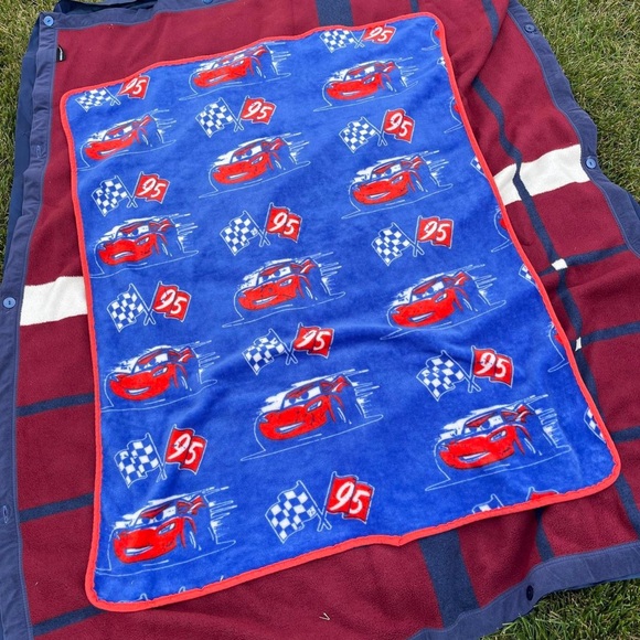 Disney | Bedding | Disney Pixar Cars Movie Lightening Mcqueen 95 Fleece ...